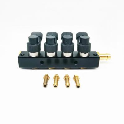 China 1 Ω high speed 4 Cylinder LN-LHS04 LPG CNG Injector Rail For CNG / GPL Conversion Kits For All Cars for sale