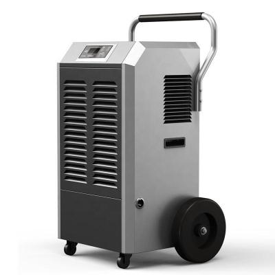 China 150l/D Professional Air Dryer Metal Sheet Dehumidifiers Industrial 220v Big Wheels Commercial Industrial Dehumidifier for sale