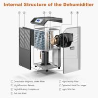 China Top Sale 150L/D Large Capacity Air Dryer Basement Growroom Commercial Industrial Dehumidifier for sale