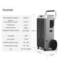 China Top Sale 150L/D Large Capacity Air Dryer Basement Growroom Commercial Industrial Dehumidifier for sale