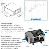China 250L/D Hospital Beat Quality Machine Air Filter Commercial Dehumidifier for Industry for sale