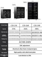 China Digital Control Camera Storage Dehumidifier Electric Dry Box Dry Cabinet for sale