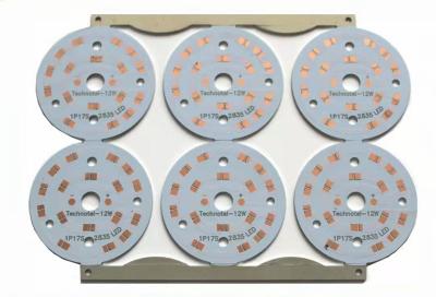 China LED PCB manufacture aluminum material PCB  8w thermal conduct PCB circuit board for sale
