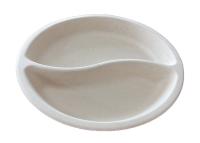 China biodegradable disposable paper pulp takeaway food container lunch box for sale