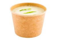 China Disposable Kraft Paper Soup Bowls 8oz to 32oz Biodegradable Takeaway Food Containers for sale