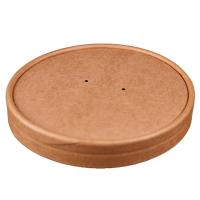 China Custom Printed Kraft Paper Soup Bowls 8oz to 32oz Disposable Food Container with Lids for sale