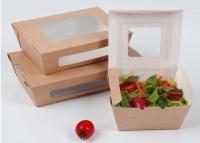 China Disposable kraft paper bowl/PLA container custom ice cream cups for sale