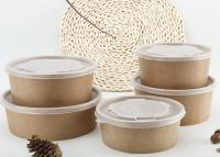 China Kraft Paper Soup Bowl 8oz 12oz 16oz Disposable Hot Soup Bowl with Paper Lid for sale