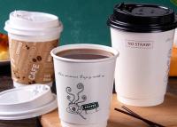 China Custom Printed Disposable Paper Coffee Cup 12oz 360ml Kraft Hot Drink Cup for sale