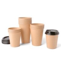 China Wholesale Custom Printed Kraft Paper Coffee Cups 2oz to 20oz with Logo for sale