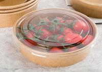 China Biodegradable Disposable Microwave Fast Food Container kraft paper bowl container for sale