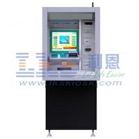 China Through the Wall Card Dispenser Kiosk Cold Roll Steel 15 Inch Touch Screen for sale