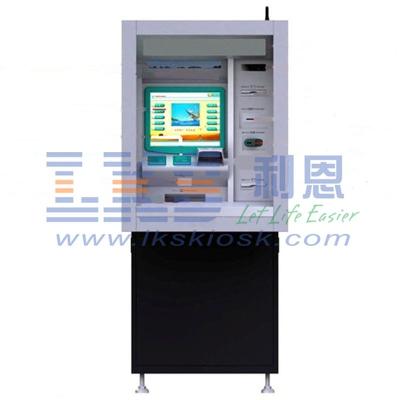 China Through the Wall Card Dispenser Kiosk Cold Roll Steel 15 Inch Touch Screen for sale