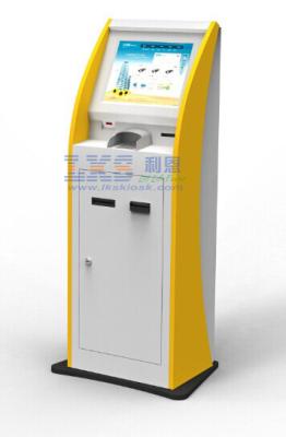 China LKS Payment Terminal Kiosk with Antenna - 17-19 Inch Touch Screen, 1.5-2.5mm Steel Construction for sale