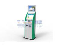 China Customized Dual Screen Bill Payment Kiosk 21in LCD 17in Touch Cash Coin Acceptor for sale