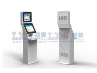 China 17 inch Touch Screen Self Service Information Kiosk Indoor Standing Advertising Kiosk 110-240V for sale