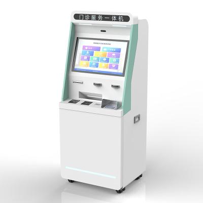 China OEM ODM Hospital Self Service Kiosk 19inch Touch Screen for Outpatient Registration for sale