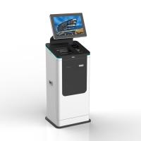 China 21.5 Inch Hotel Self Service Kiosk with Passport Scanner and Room Key Dispenser for sale