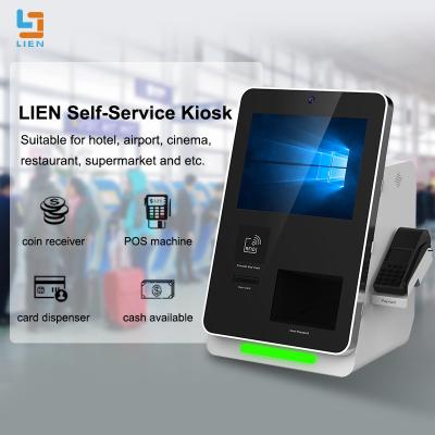 China Tabletop Self Check-In Kiosk with 15