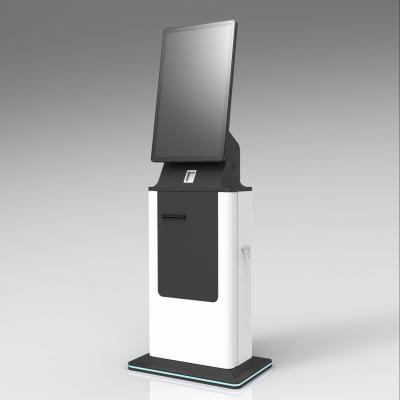 China Hotel 32 Inch Self Check In Kiosk with Cash Recycler and ID Passport Scanner for sale