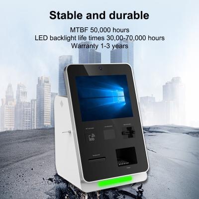 China LIEN LKS8289 Self Check In Kiosk Touch Screen ID Passport Scanner 110-240V for sale