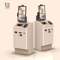 China Contactless Payment Hotel Self Check In Kiosk 15-32 Inch Touch Screen RFID NFC Reader for sale