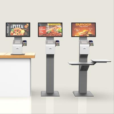 China 24 Inch Self Ordering Kiosk with Credit Card Payment for Fast Food Restaurants for sale