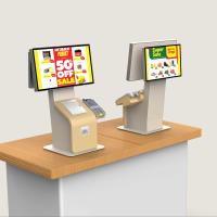 China Counter Top Self Checkout Kiosk Self Ordering Kiosk For Restaurants Customized for sale