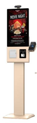 China 23.8 Inch 10-Point Capacitive Touch Self Ordering Kiosk with Intel i3 CPU and Custom Logo Options for sale