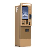 China 21.5 Inch Outdoor Car Parking Payment Kiosk with Cash and QR Scanner POS Reader for sale
