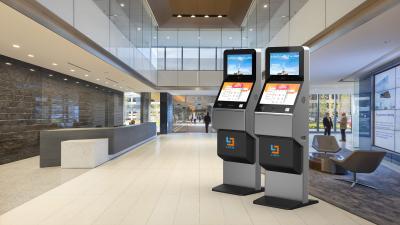 China 18.5 Inch Lottery Self Service Betting Machine with NFC Card Reader and Camera for sale