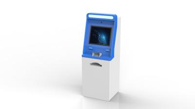 China 21-Inch Windows Touch Screen Self-Service Check-In Kiosk with NFC Card Reader and 3-5MP Camera for sale