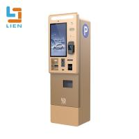 China Parking Payment Station With 21.5 Inch High Brightness Touch Screen And Cash Coin Acceptor And Change Kiosk for sale
