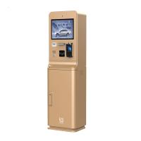 China 15-Inch Touch Screen Car Parking Payment Station with Intercom and Multi-Payment Options for In-Lane Entry for sale