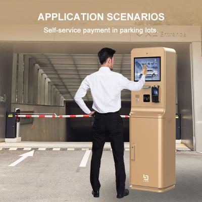 China Outdoor Waterproof IPX5 Parking Payment Kiosk with High Brightness Display - 24/7 Self-Service Terminal for sale