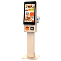 China 23.8 Inch Self-Ordering Payment Kiosk with Touch Display and Card Payment for Fast-Food Restaurants for sale