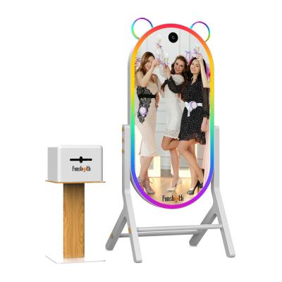 China Funsbooth Social Media Selfie Station with 43-inch Touch Screen and Instant 4x6 Photo Printing for Events for sale