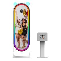 China 43 Inch Mirror Interactive Wedding Photo Booth with Built-in Camera and Optional Printer - 80×50×181.5cm for sale
