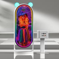 China Instant Magic Mirror Photobooth with 32-inch Touch Screen and Canon 1300D Camera - Portable Interactive Selfie Booth for Events for sale