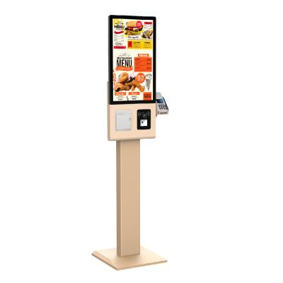 China Industrial PC Self Ordering Kiosk 23.8 Inch Touch Screen with Optional Payment and NFC Reader for sale