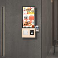 China 23.8 Inch Self-Ordering Payment Kiosk with Touch Display and Card Payment for Fast-Food Restaurants for sale