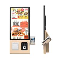 China 23.8 Inch Self-Ordering Payment Kiosk with Touch Display and Card Payment for Fast-Food Restaurants for sale