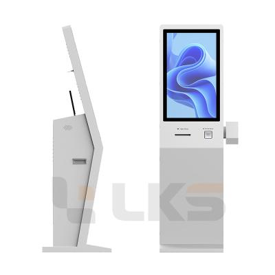 China 32 inch LCD Touch Screen Self Check-In Kiosk for Airport Hotel Hospital Church Event Visitor Registration for sale
