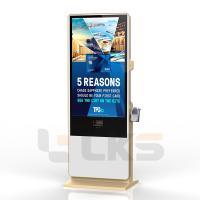 China Smart Kiosk Vertical LCD Advertising Display Interactive Panel Digital Signage Totem Floor Standing Touch Screen 43 Inch for sale