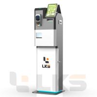 China Self Ordering Payment Kiosk with Cash Handling 15.6 Inch Dual Touch Screen POS System for sale