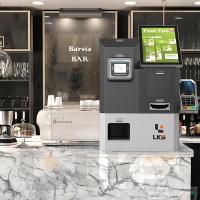 China Self Ordering Kiosk System POS Terminal with Cash Payment and Receipt Printer 21.5 Inch Touch Screen for sale
