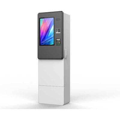 China Parking Payment Kiosk With 21.5 Inch High Brightness  Cash Payment Waterproof Ip65 for sale