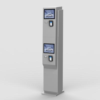 China 15-inch Outdoor Self-Service Payment Kiosk with Dual-Screen Design for Parking Lots and Fuel Stations for sale
