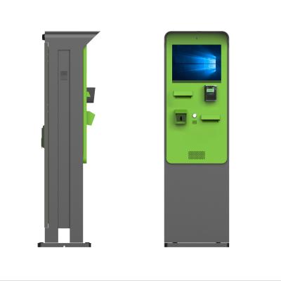 China 21.5 Inch Outdoor Parking Payment Kiosk Entry Ticket and Exit Payment Station for Parking Lot for sale