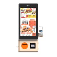China 21.5 inch Self Service Kiosk with 80mm Thermal Printer and RFID NFC Reader for Payment and Check In for sale